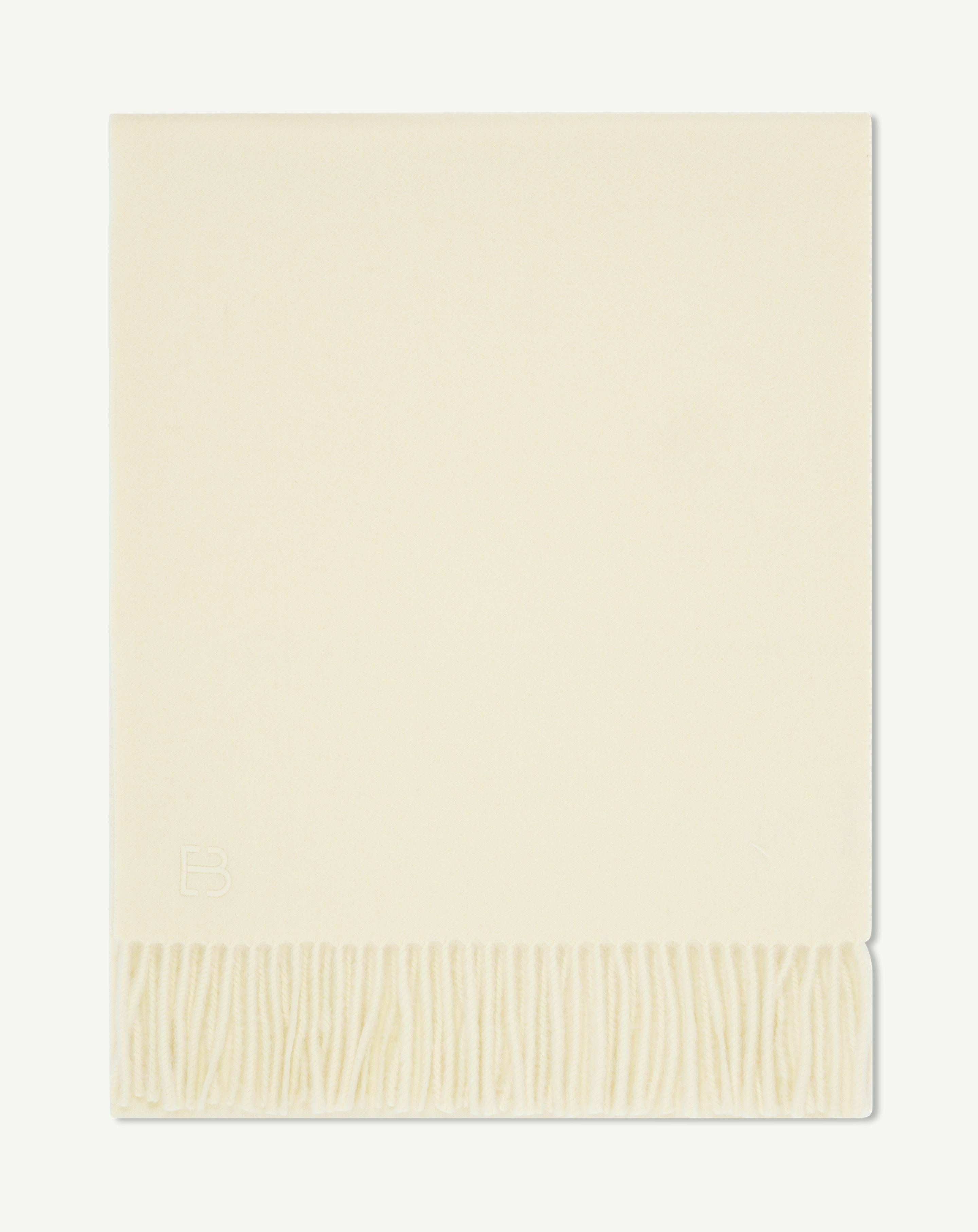 EB classic scarf in Cashmere Mix primrose yellow | Eric Bompard